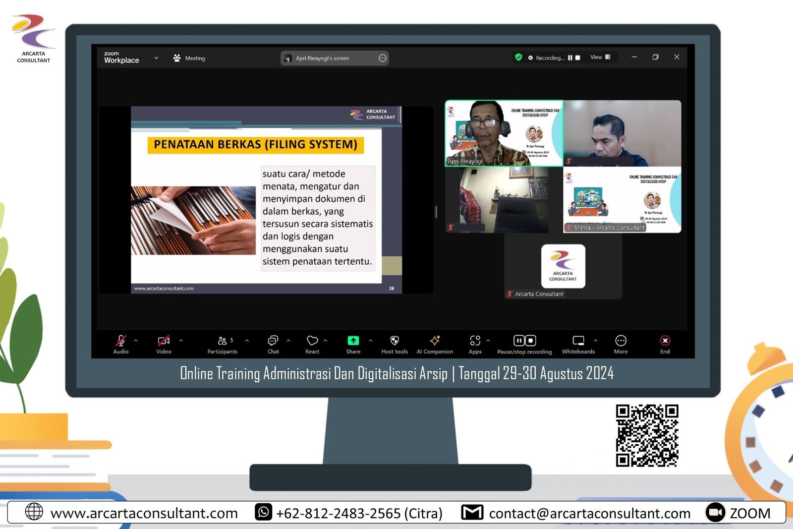 TRAINING ADMINISTRASI DAN DIGITALISASI ARSIP - Informasi Training ...