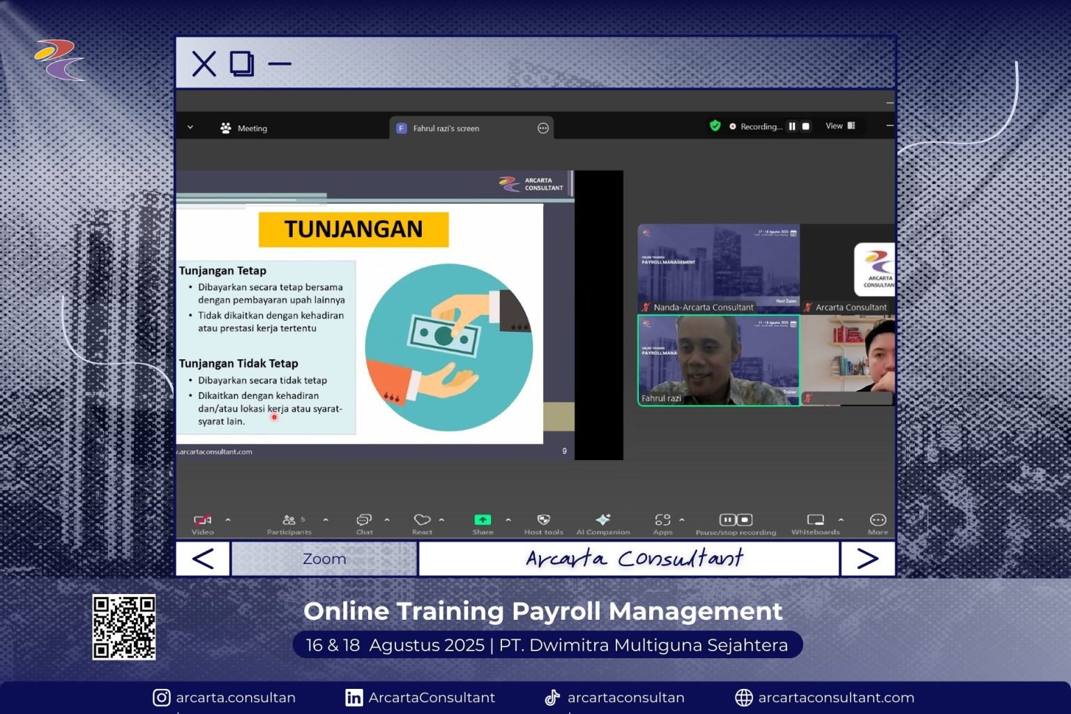 Online Training Payroll Management | Personal - Informasi Training ...