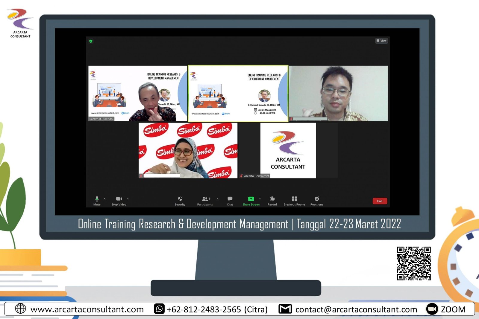 Online Training Research & Development Management | PT. Simba Indosnack ...